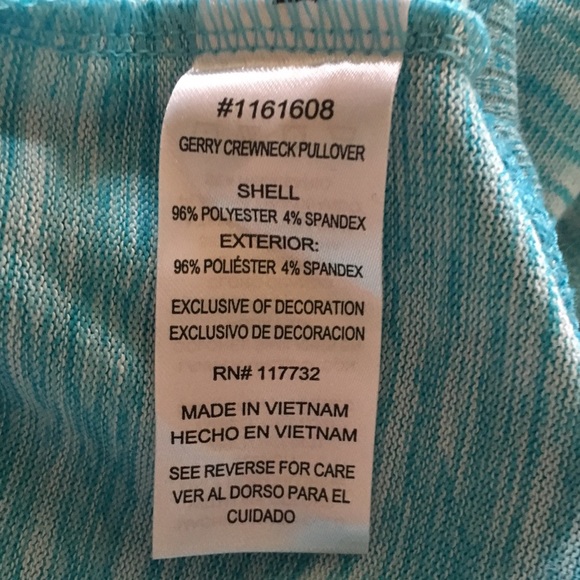Gerry Weber | Sweaters | Gerry Womens Crew Turquoise Neck Sweater Shirt ...